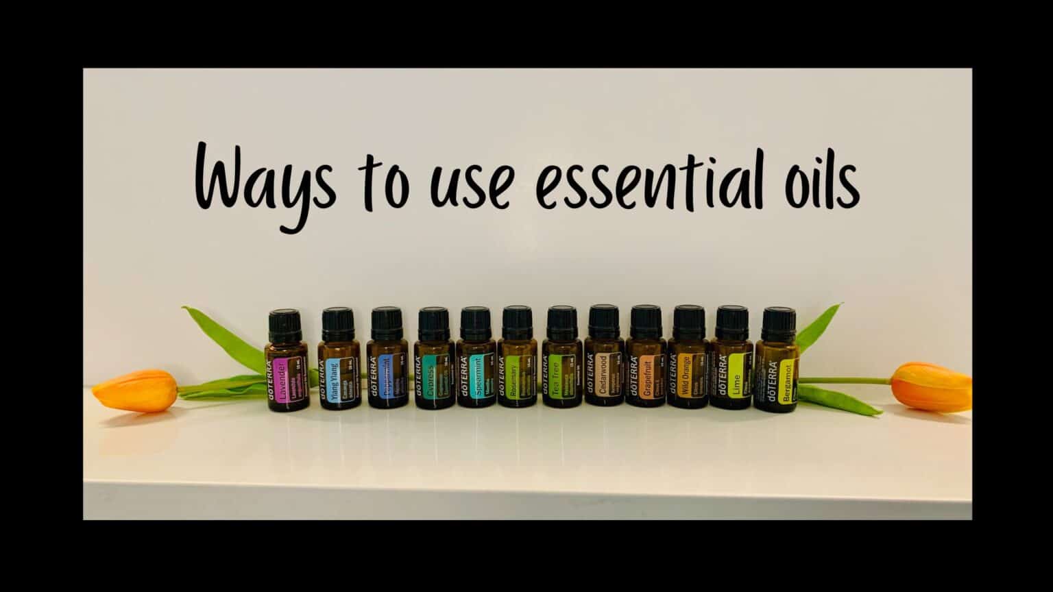 How to use essentials oil without a diffuser - Serenity Made Easy