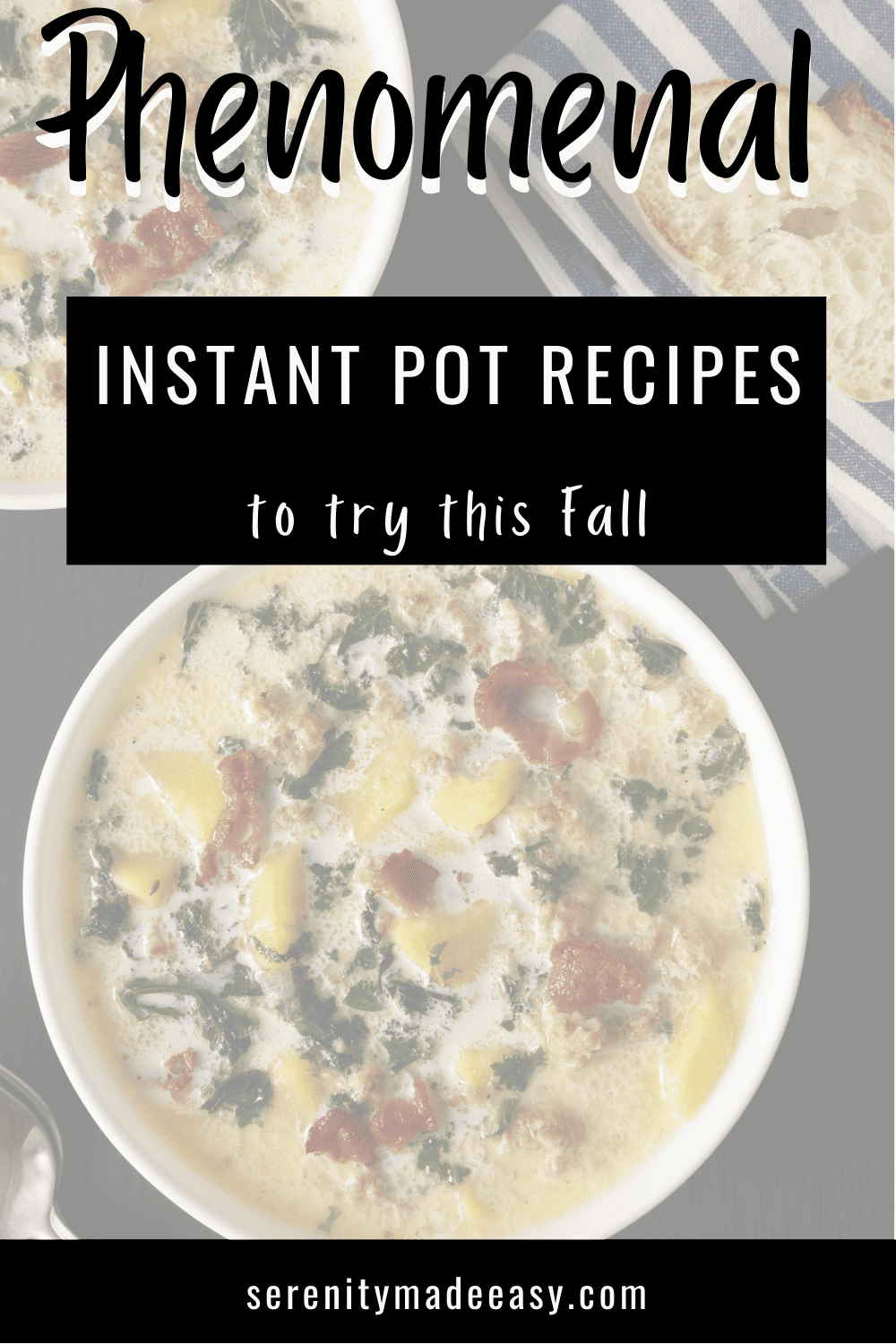 10 delicious Instant Pot dinners to make this fall - Serenity Made Easy