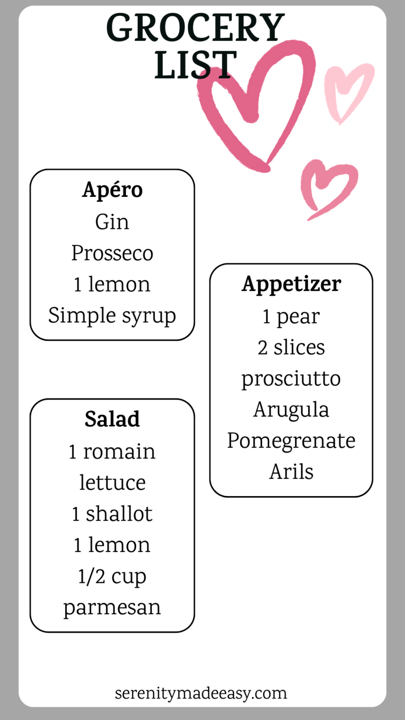 A Valentine's menu to wow your love one - Serenity Made Easy